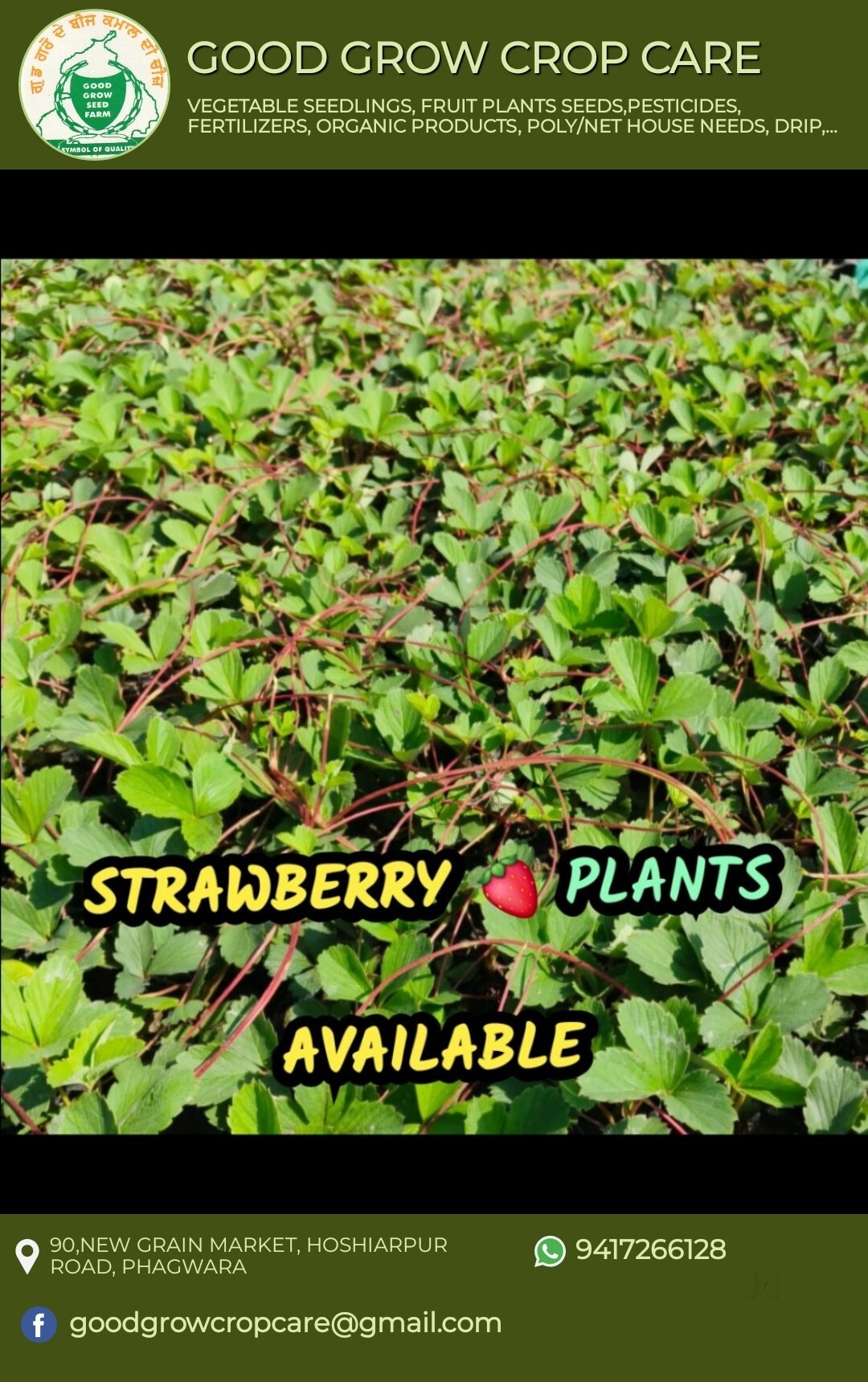 Good Grow Crops Care in Phagwara Sharki, Phagwara - Best Agricultural ...