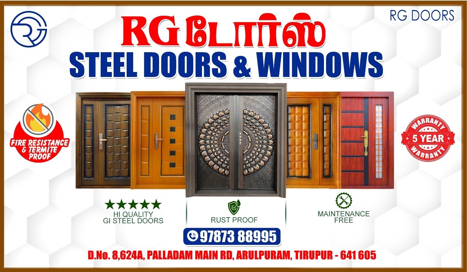 Rg Doors And Windows in Mahalakshmi Nagar, Tirupur - Best Window ...