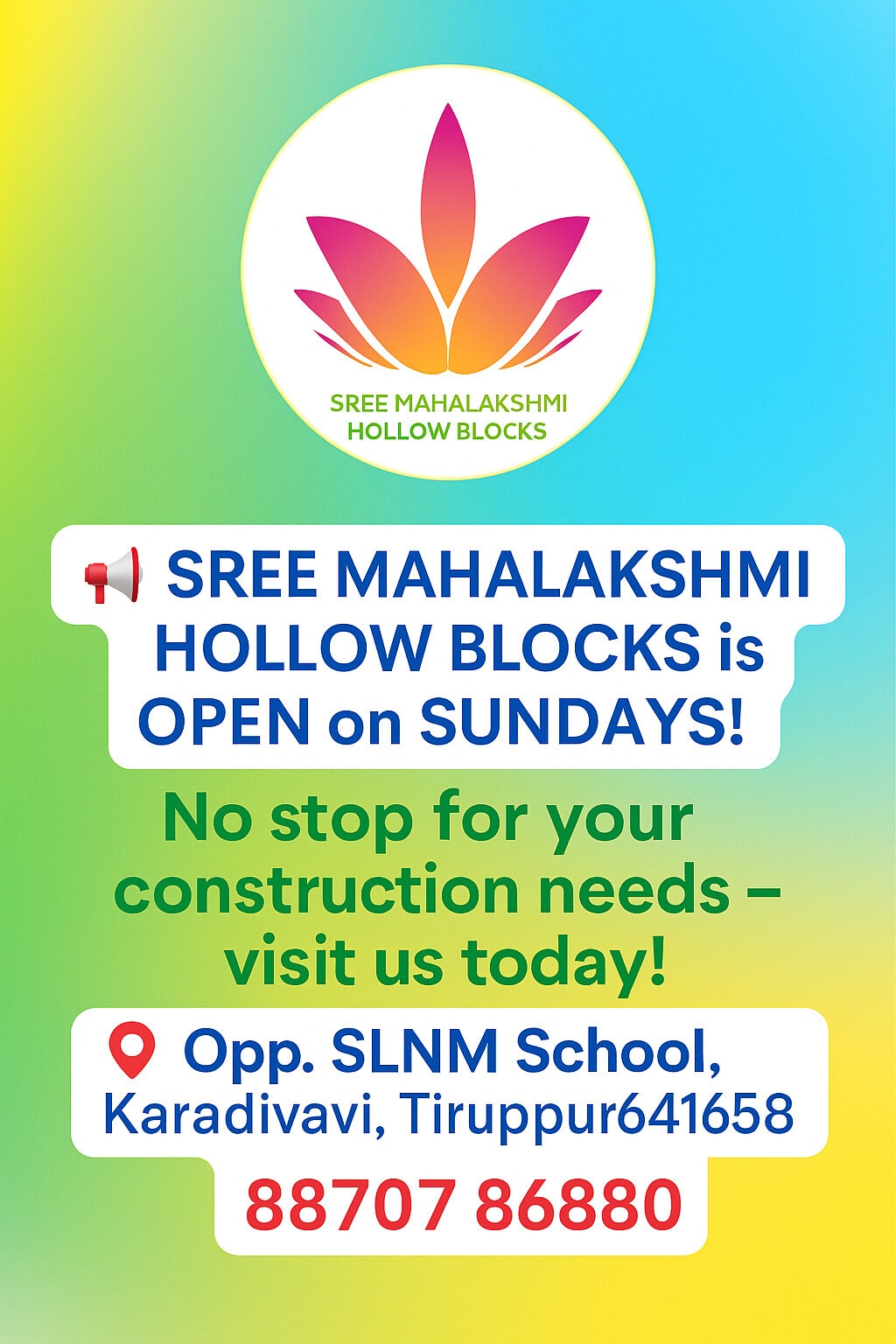 Sree Mahalakshmi Hollow Blocks in Karadibavi, Tirupur - Best Aac Block ...