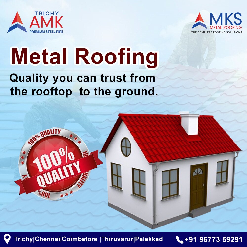 Mks Metal Roofing in Tiruvarur North, Tiruvarur - Best Metal Roofing ...