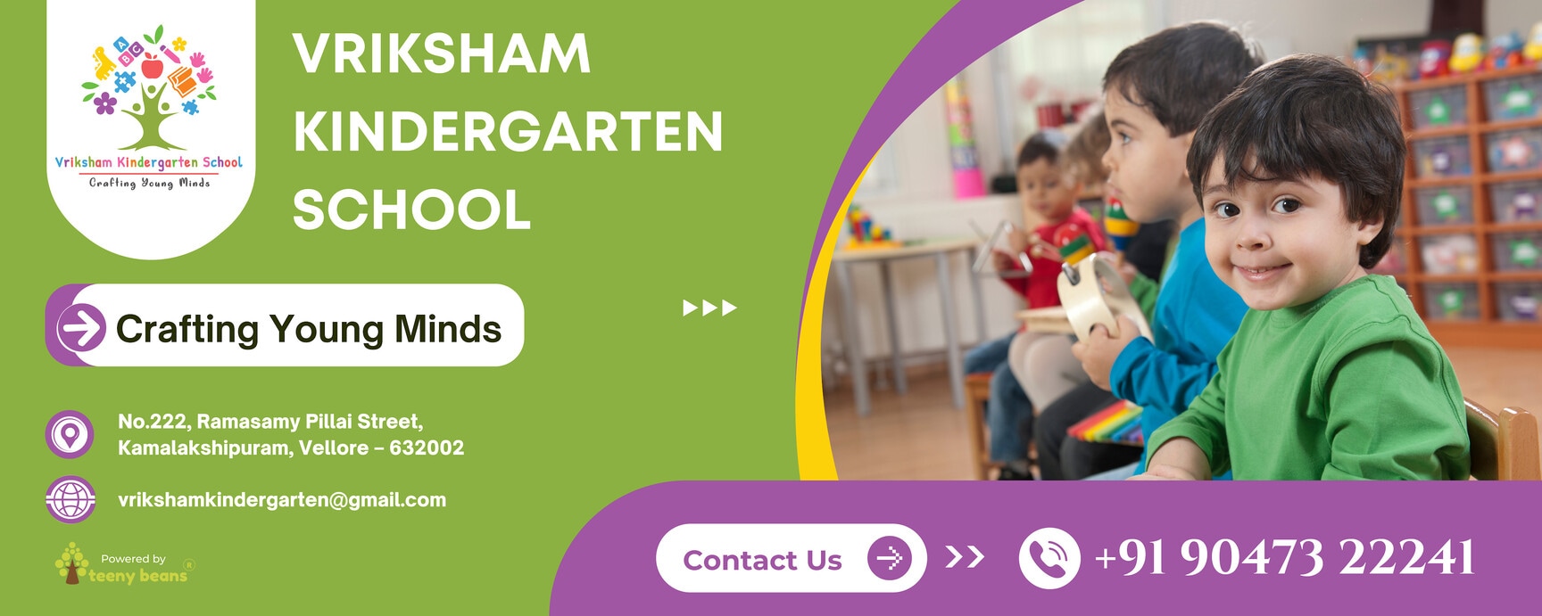Vriksham Kindergarten School in Kamalakshipuram Road,Vellore - Best Pre ...